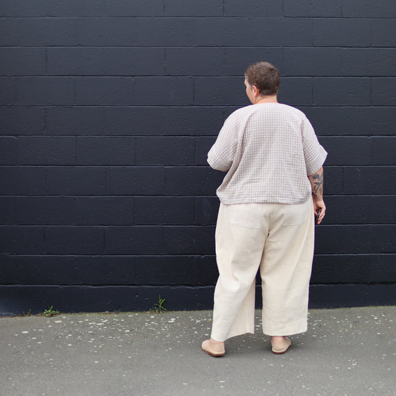 Eileen Barrel Pants Sewing Pattern PDF – Muna and Broad