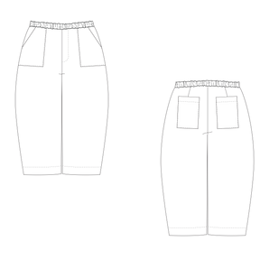 Eileen Barrel Pants Sewing Pattern PDF – Muna and Broad