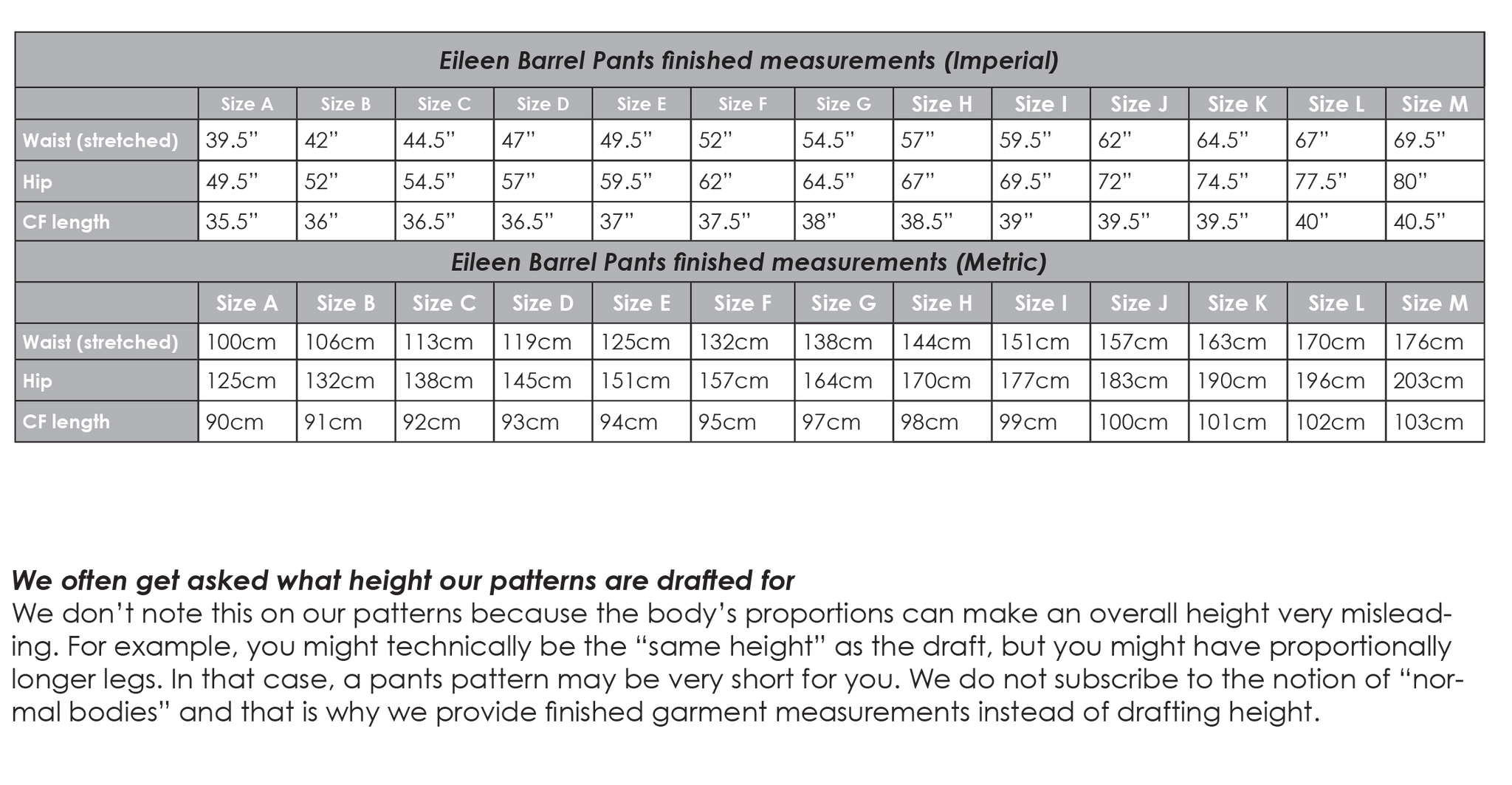 Eileen Barrel Pants Sewing Pattern PDF – Muna and Broad