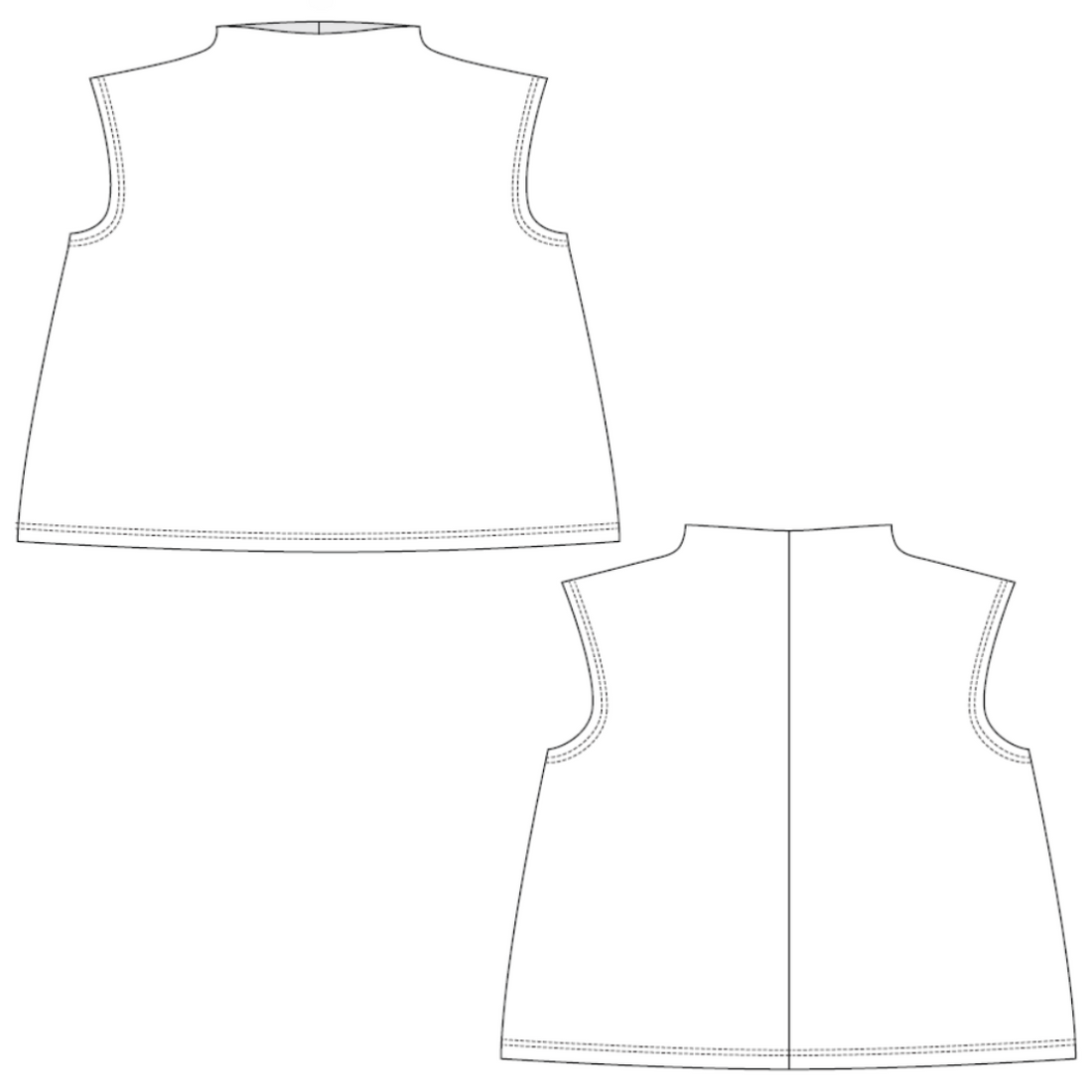 Atrax Top Sewing Pattern PDF – Muna and Broad